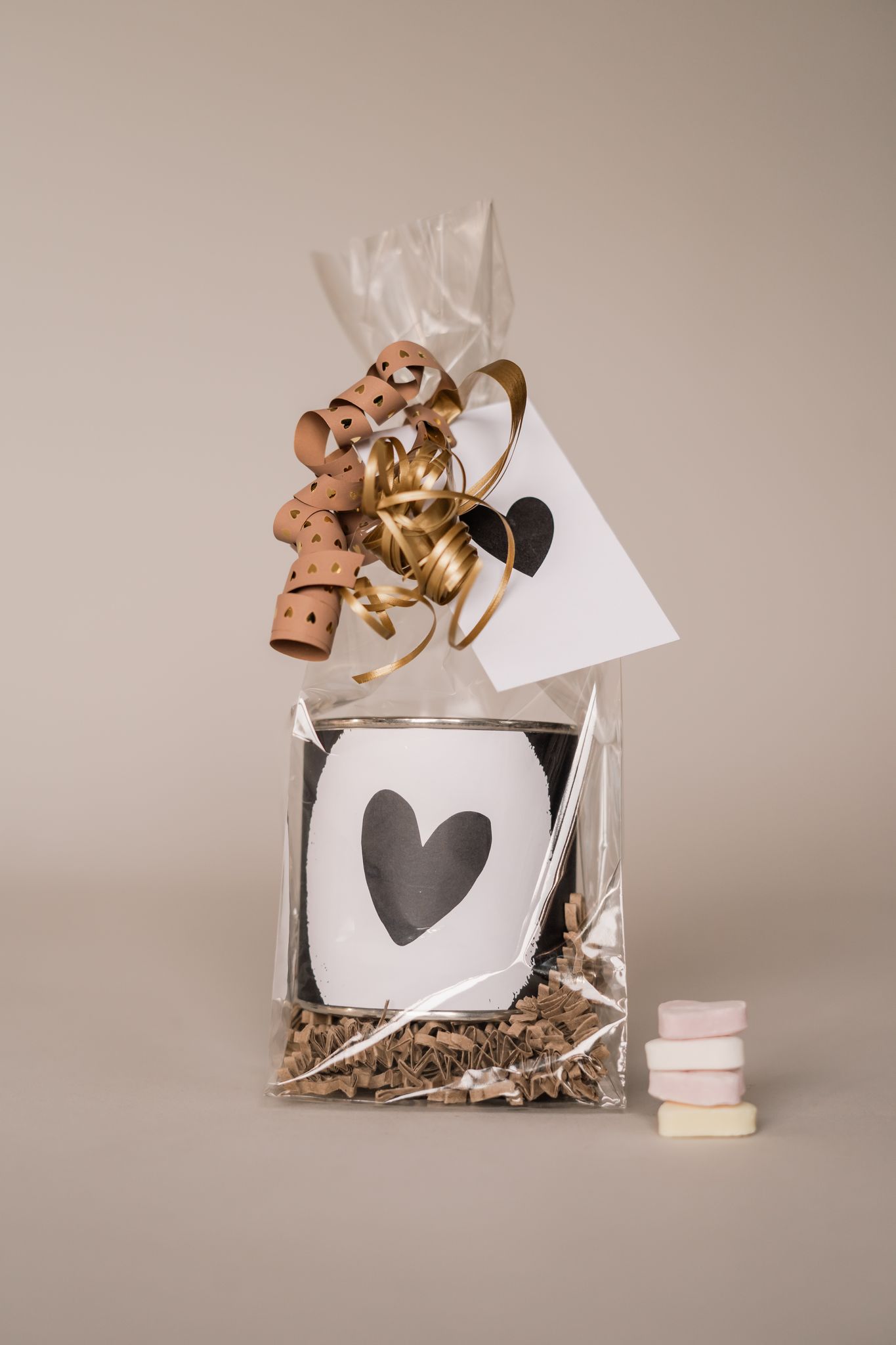 Blikje snoep cadeau - Groot hart & Iets lekkers voor jou - Het juiste cadeau